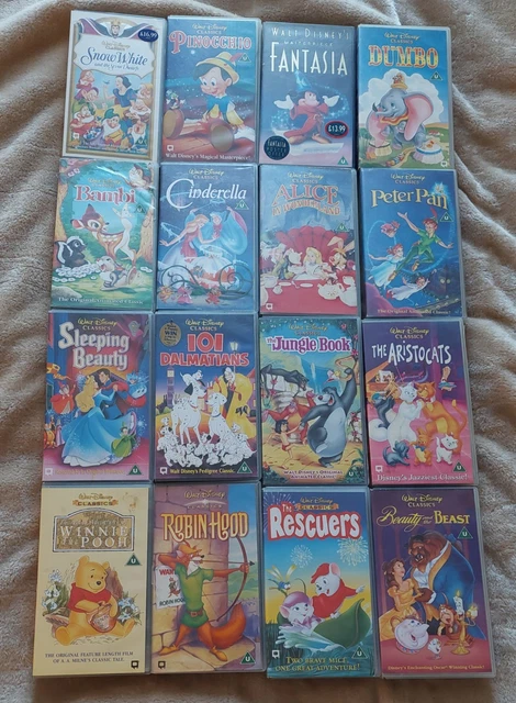 DISNEY VHS BUNDLE Children's Family In Good Condition Job Lot Bundle X ...