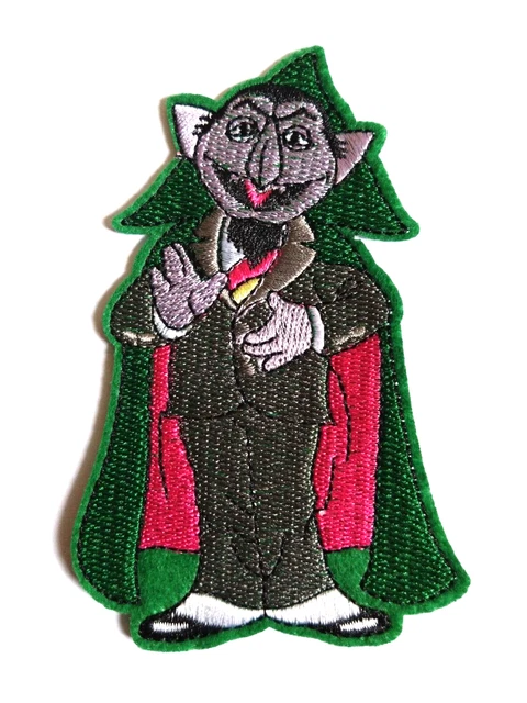 SESAME STREET COUNT Von Count The Muppets Sew/Iron On Patch Badge £3.49 ...