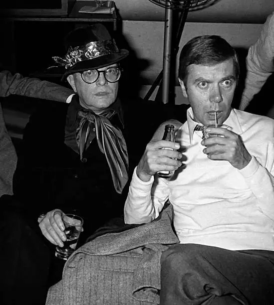 TRUMAN CAPOTE & John O Shea at a party celebrating Studio 54's - 1978 ... TRUMAN CAPOTE & John O Shea at a party celebrating Studio 54's - 1978 ...
