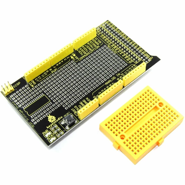 KEYESTUDIO PROTOTYPE SHIELD for Arduino MEGA KS0005 Breadboard Flux ...