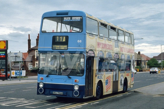 BUS PHOTO - Flyde Blue Buses 68 SRJ756R Leyland Atlantean ex GM Buses £ ...