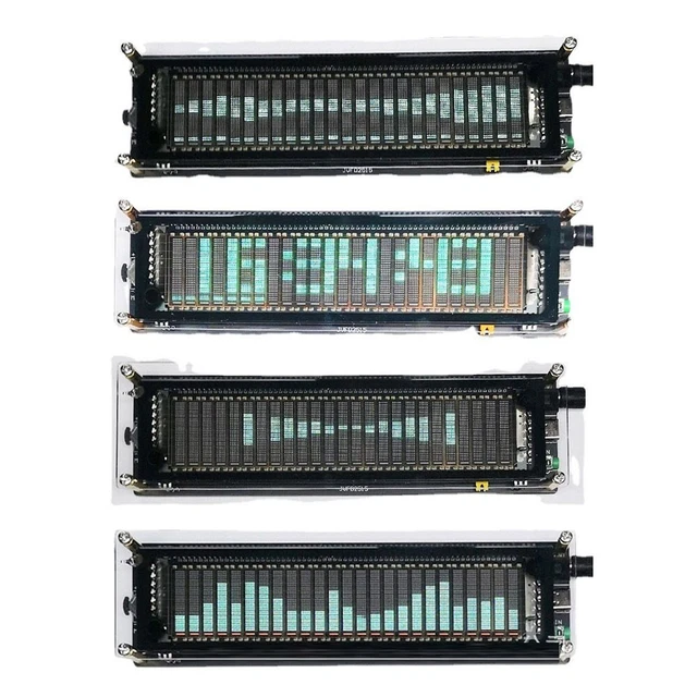 AUDIO-SPECTRUM ANALYZER VFD Sound Level Meter VU-Meter Screen-Display ...