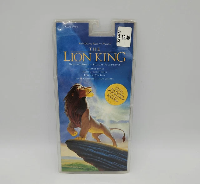 THE LION KING Original Motion Picture Soundtrack Cassette Tape 1994 ...