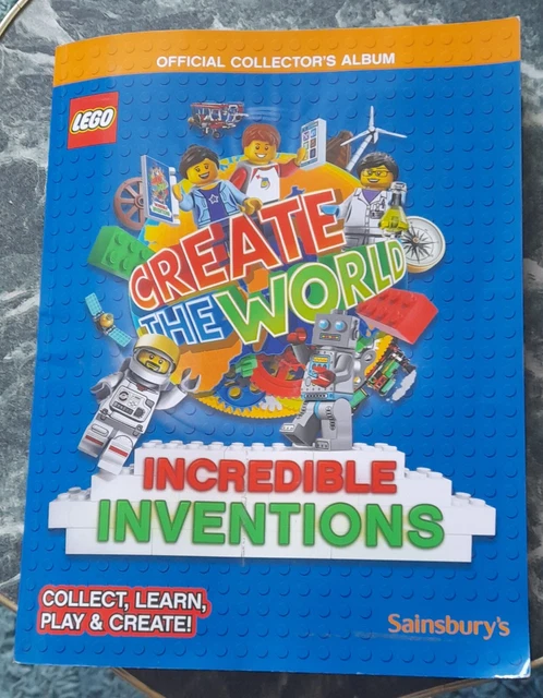COMPLETE SET OF Lego Create The World Incredible Inventions In Album £4 ...