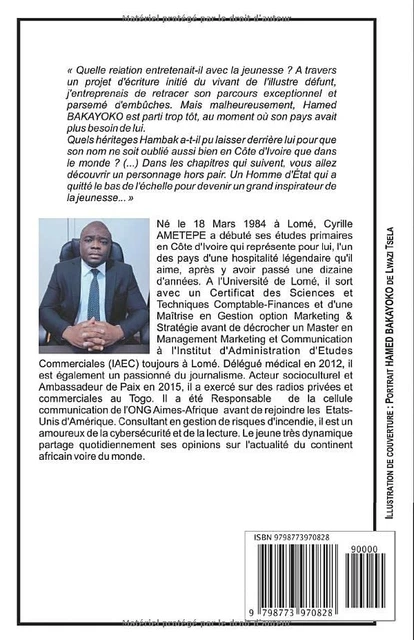 AMETEPE CYRILLE FRE-HAMED Bakayoko Un Destin I BOOK NEUF EUR 20,43 ...