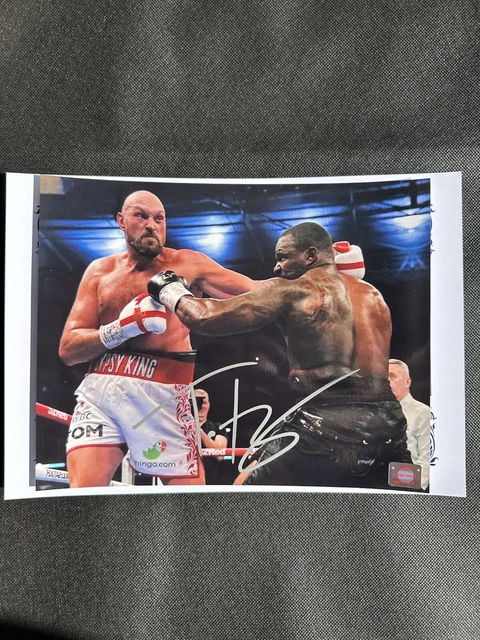TYSON FURY BOXING Signed Photo Autograph 8X10 Hand Signed Original Coa ...