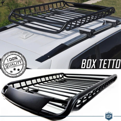 PORTAPACCHI BOX TETTO PER FIAT PANDA PUNTO Portabagagli Off Road in ...