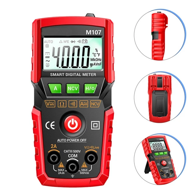 4000 COUNTS AUTO-RANGING Meter Digital Multimeter Electric Tester Tool ...