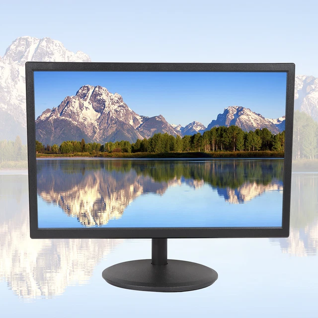 LED MONITOR 19& inch Desktop Computer PC Monitor 16:10 HDMI VGA With ...