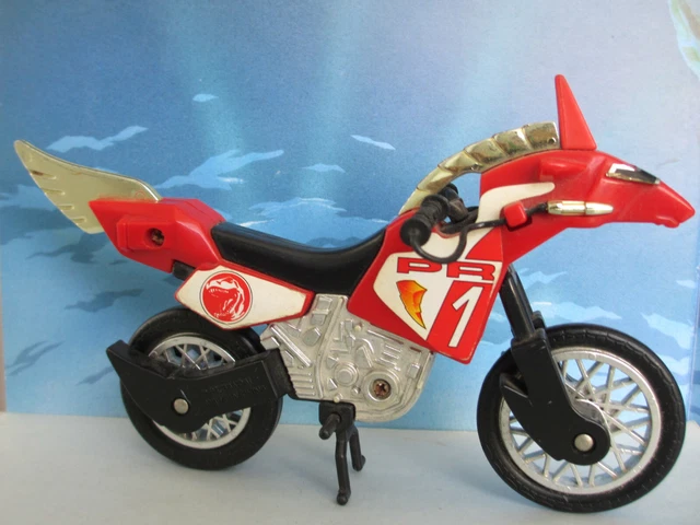 RARE FIGURINE MOTO Power Rangers Santai Vintage Bandai 1994 Rouge EUR 9 ...