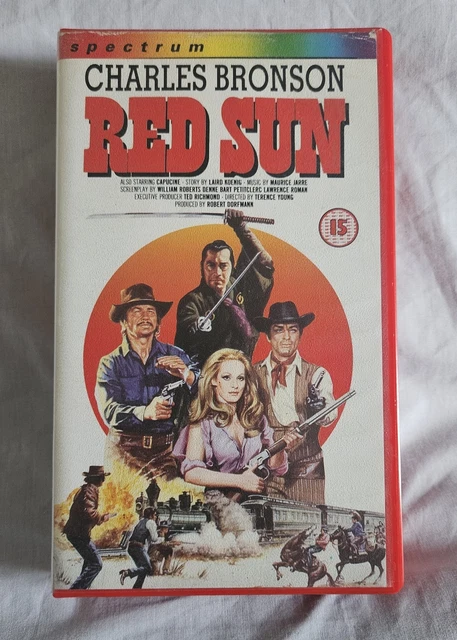 RED SUN VHS [Spectrum] Charles Bronson Ursula Andress Alain Delon ...