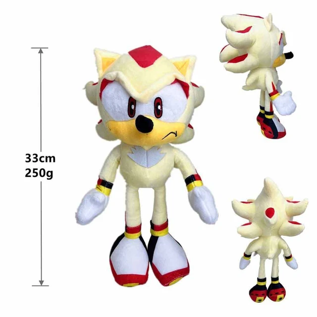 PLUSH TOY THE Hedgehog Super Shadow Plushie Stuffed Video Games Gift D ...