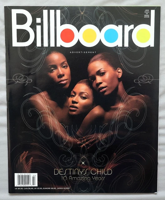 BILLBOARD MAGAZINE JANUARY 14, 2006. Beyonce Destiny's Child 10 Years ...