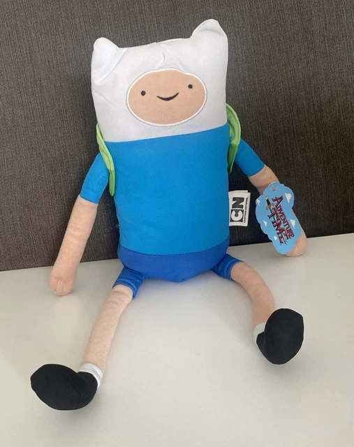ADVENTURE TIME ~ Finn the Human 18" Soft Plush Cuddly Toy 2014 Cartoon ...