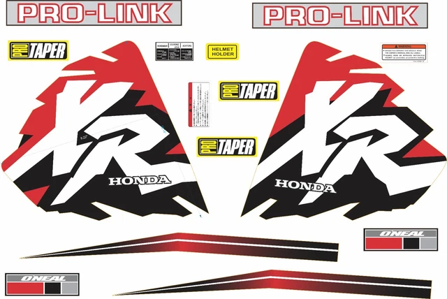 TANK DECALS STICKERS Graphics Honda XR 250 XR 600 Stickers Decals. Free ...