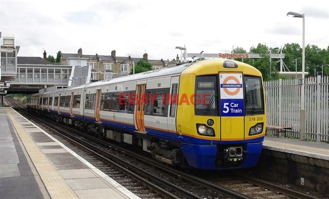PHOTO LONDON Overground 378 Class Emu 378 203 At New Cross Gate. £1.65 ...