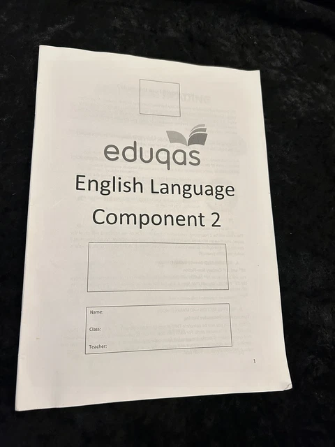 EDUQAS ENGLISH LANGUAGE Component 2 Revision Exam Marking Guide EUR 7 ...