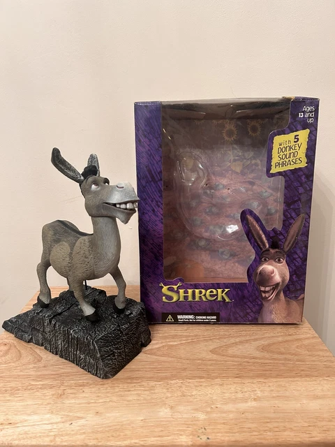 SHREK DONKEY ACTION Figure McFarlane Toys Interactive 12” Talking Boxed ...