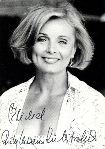FOTO SCHAUSPIELERIN RUTH-MARIA Kubitschek, Portrait, Autogramm ...