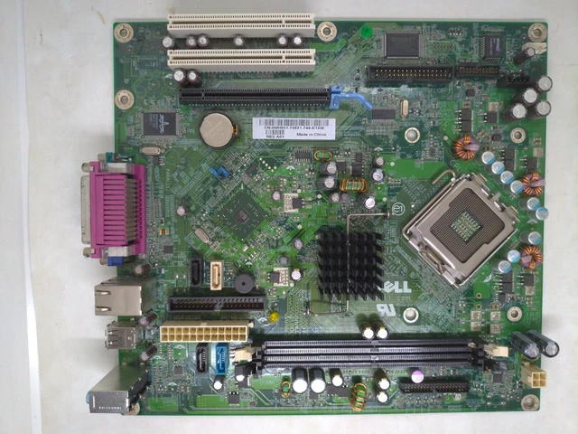 CARTE MERE DELL CN-0MH651-70821 REV A01 socket 775 OPTIPLEX 320 E139765 ...