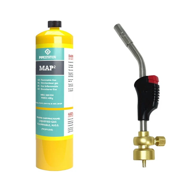 BLOW TORCH + Mapp Gas Cylinder | Gas Torch for Map Plus or Propane ...