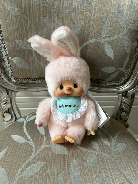 BNWT MONCHHICHI CHIMUTAN Pink Easter Bunny Rabbit, Sekiguchi, Rare, 10 ...