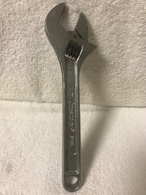 VINTAGE CRESTOLOY CRESCENT Adjustable Spanner Wrench VGC Made In The ...