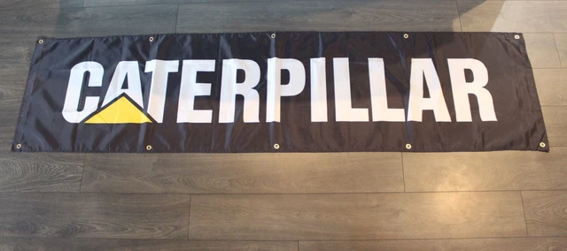 CATERPILLAR BANNER FLAG Big 2x8 Construction Equipment Machinery ...