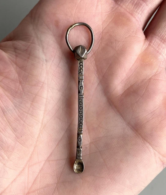 ANTIQUE SILVER EAR Pick Scoop 17th Century Medieval £99.99 - PicClick UK