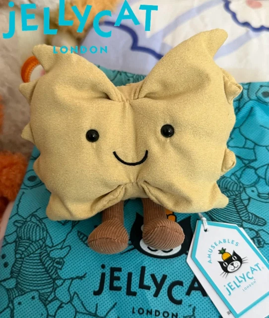 JELLYCAT AMUSEABLES FARFALLE Pasta Plush - BNWT+Bag,Unique Christmas ...