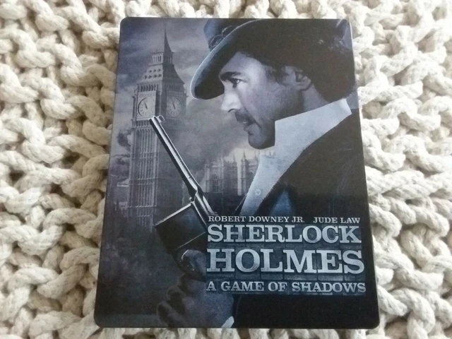 SHERLOCK HOLMES : A GAME OF SHADOWS - Blu-ray / DVD STEELBOOK * Robert ...