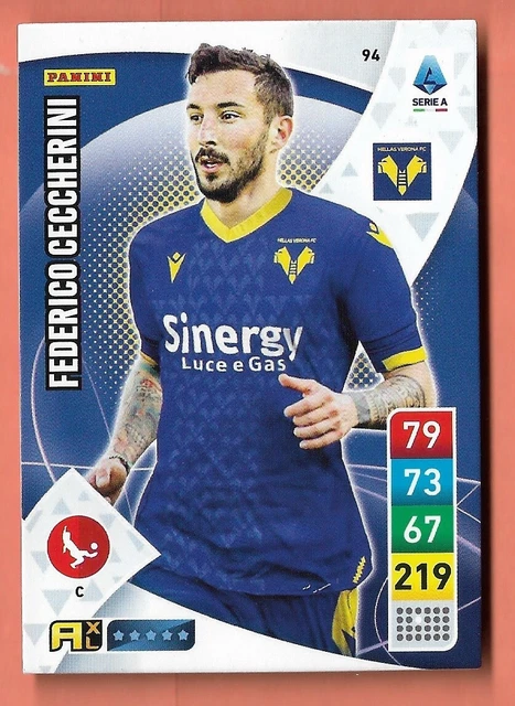 PANINI CALCIATORI ADRENALYN XL 2022 2023 N.94 Federico Ceccherini Hellas Verona EUR 1,00 ...