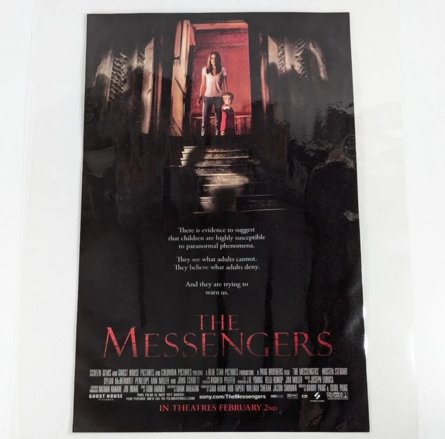THE MESSENGERS LAMINATED Horror Movie Promo Ad Paranormal Thriller ...