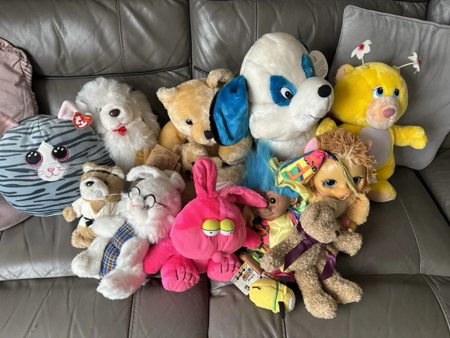 COLLECTION OF VINTAGE/RETRO Cuddly Toys Plush Soft Toys £27.99 ...