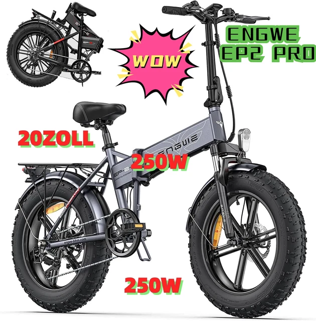 ENGWE EP2 PRO 20Zoll Elektrofahrrad 250W48V13AH E-Mountainbike City E ...