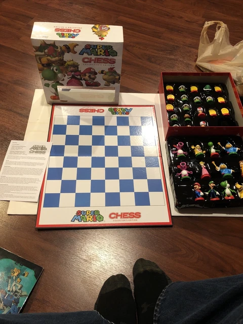 NINTENDO SUPER MARIO Collector's Edition Chess Set Complete W/Box ...