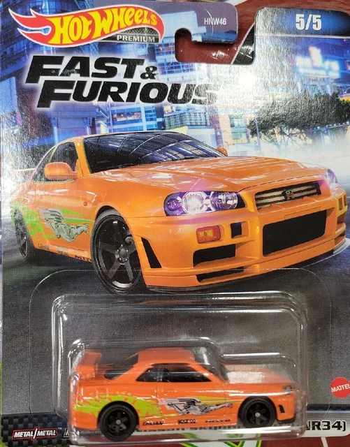 2023 HOT WHEELS Nissan Skyline GTR R32 Godzilla, Fast Furious Premium ...