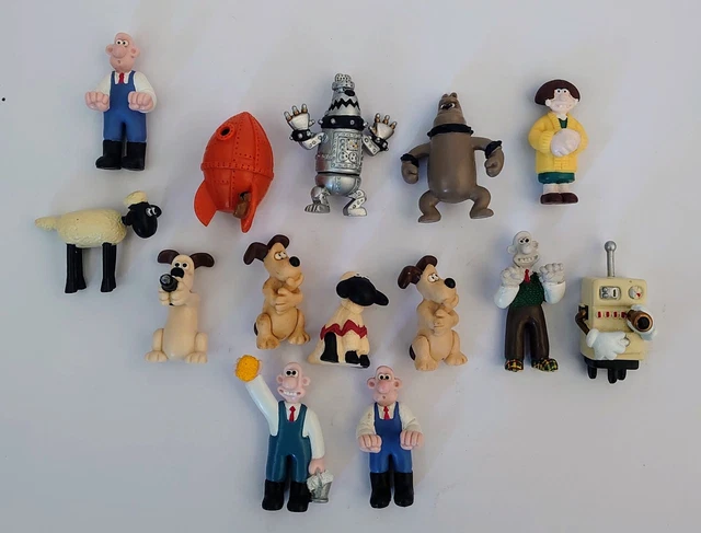 WALLACE & GROMIT: x11 Aardman Figure Bundle - Vintage 1989 £41.27 ...