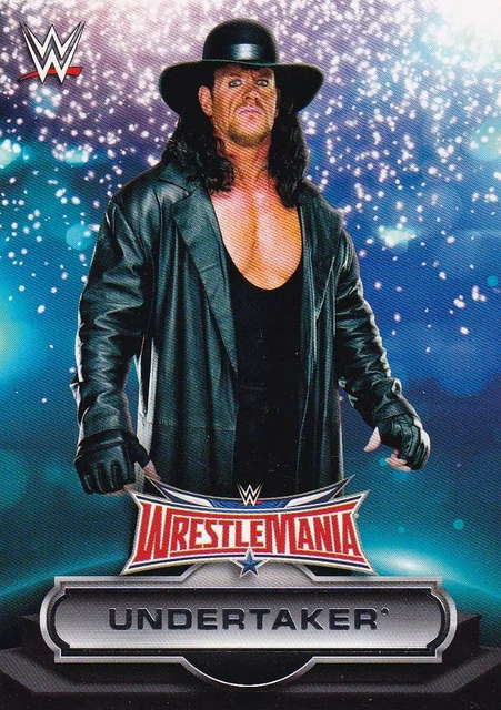 CARTE ROSTER THE Undertaker 2016 Topps WWE Road to Wrestlemania 32 #3 ...