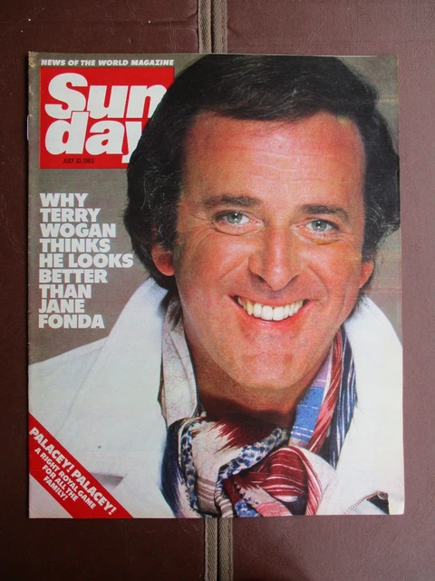 TERRY WOGAN DAVID Gower Alessandra Mussolini SUNDAY MAGAZINE July 10 ...