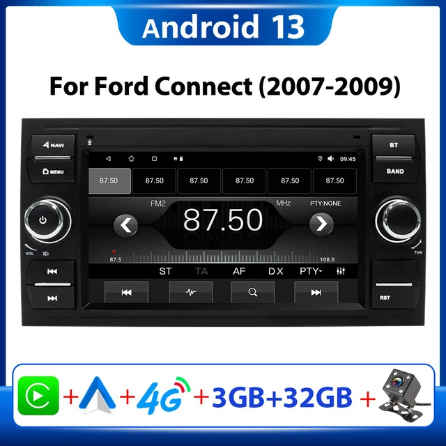 CAR RADIO SATNAV For Ford Fiesta Mk6 ST150 Bluetooth GPS Stereo Direct ...