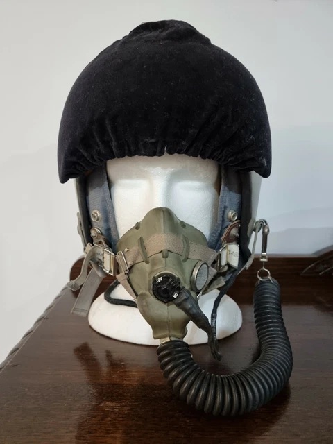 POST WW2 RAAF RAF FIGHTER PILOT HELMET & OXYGEN MASK 1960s $755.00 ...