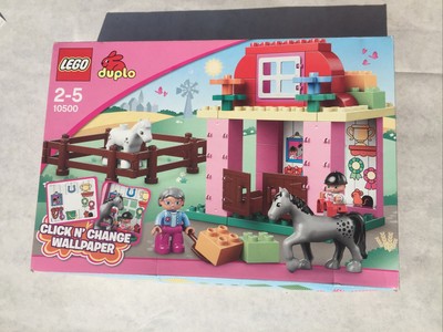 LEGO 10500 DUPLO Barn Horse Stable handling Horse Pony Farm Barn £30.26 ...