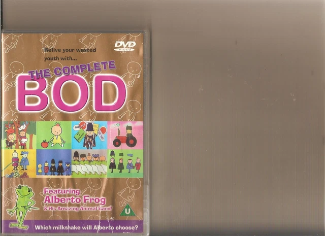 THE COMPLETE BOD Featuring Alberto Frog Dvd Kids Rare 13 Episodes Retro ...