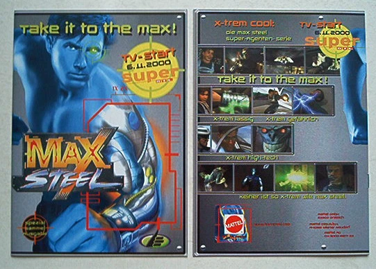 MATTEL COMIC LESEPROBE MAX STEEL spezial sammel Ausgabe 2000 EUR 3,00 ...