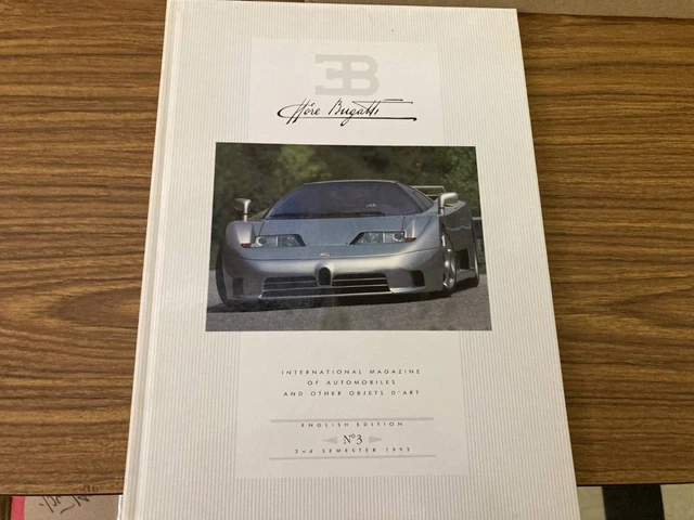 MORE BUGATTI INTERNATIONAL Magazine Of Autos And Other Objets D Art No 3 1992 £73.88 - PicClick UK