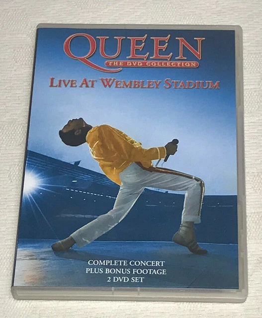 QUEEN - LIVE AT WEMBLEY STADIUM : Complete Concert 2 Disc DVD + Booklet ...