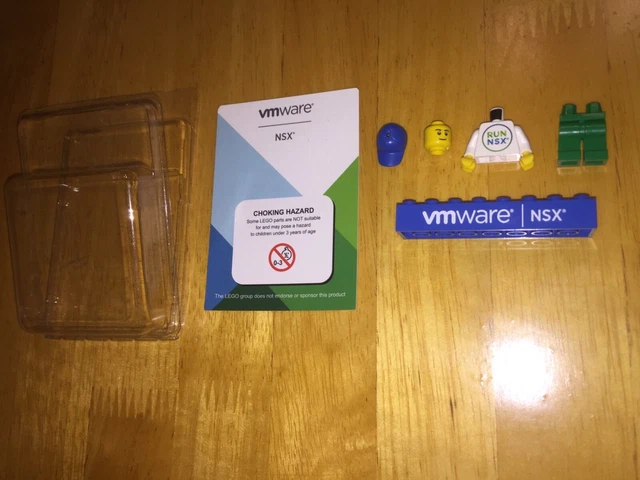 LEGO MINIFIGURE VMWARE / NSX extremely rare few made for business promo ...