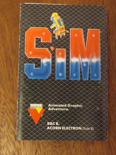 VINTAGE BBC MICRO Computer Video Game Cassette SIM BBC B: SIM Electron ...