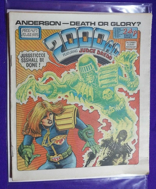 2000AD PROG 427-450 Four Dark Judges + Judge Dredd All 24 Comics 20 7 ...
